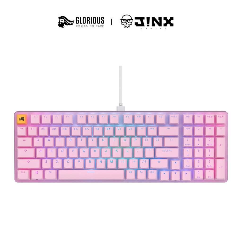 Glorious GMMK 2 Prebuilt Full Size - Pink (ภาษาอังกฤษ) ประกันศูนย์ 1 ปี ...