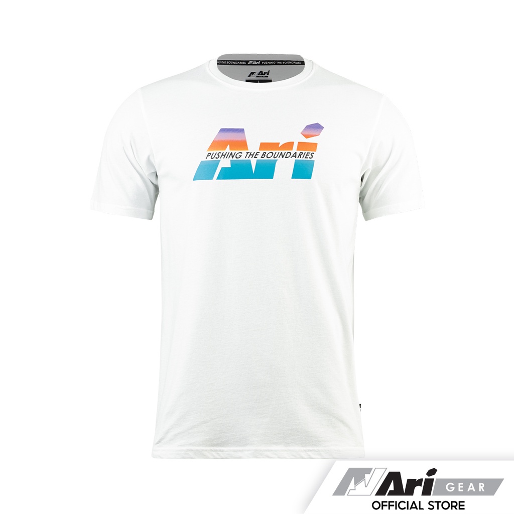ARI WORD MARK TEE - WHITE/BLACK เสื้อยืด อาริ เวิดมาร์ก สีขาว | Shopee ...