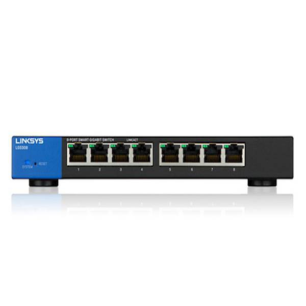 LINKSYS NW SWITCH HUB 8 PORT (LGS108-AP) 10/100/1000 3-Y | Shopee Thailand