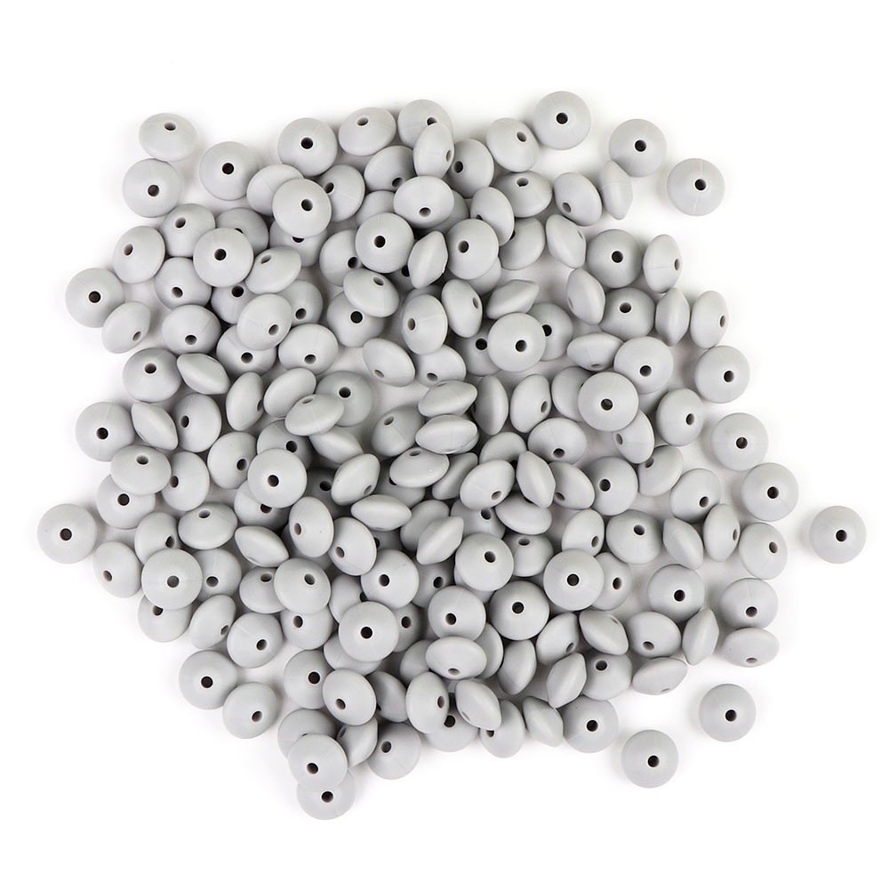 TYRY.HU 100csLot Lentil Abacus Round Silicone Beads Teething Baby ...