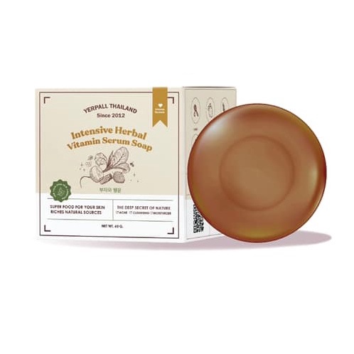 สบู่เซรั่มสด yerpall vitamin serum soap 30g. - mymelodyshops - ThaiPick