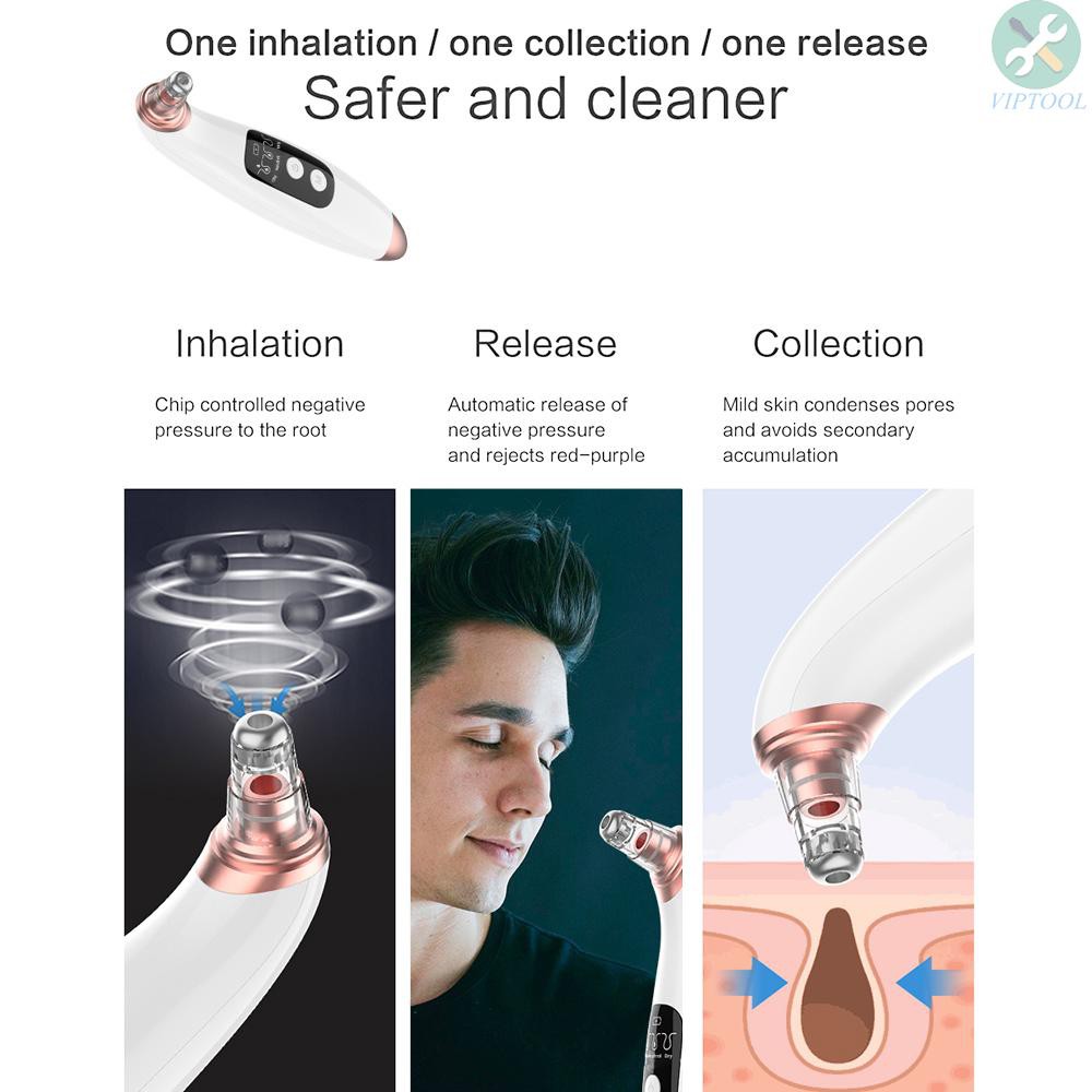 B01 Blackhead Remover Blackhead Instrument Vacuum 3 Suction Level USB ...