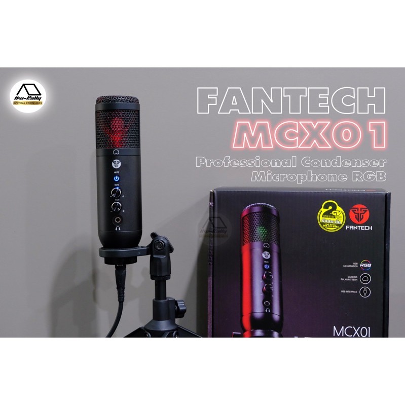 FANTECH Leviosa Microphone MCX01 ไมค์ Professional Microphone RGB ไมโครโฟน - hwrally - ThaiPick