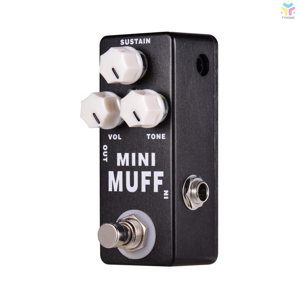 TT MOSKY MINI MUFF Electric Guitar Distortion Fuzz Effect Pedal Full Metal Shell True Bypass ...