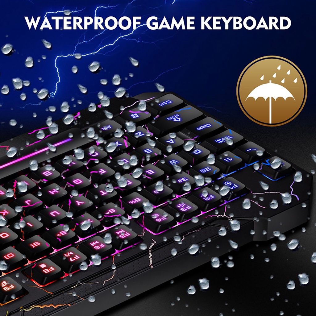 แป้นพิมพ์：104key wired mechanical gaming keyboard GK60 with color crack ...