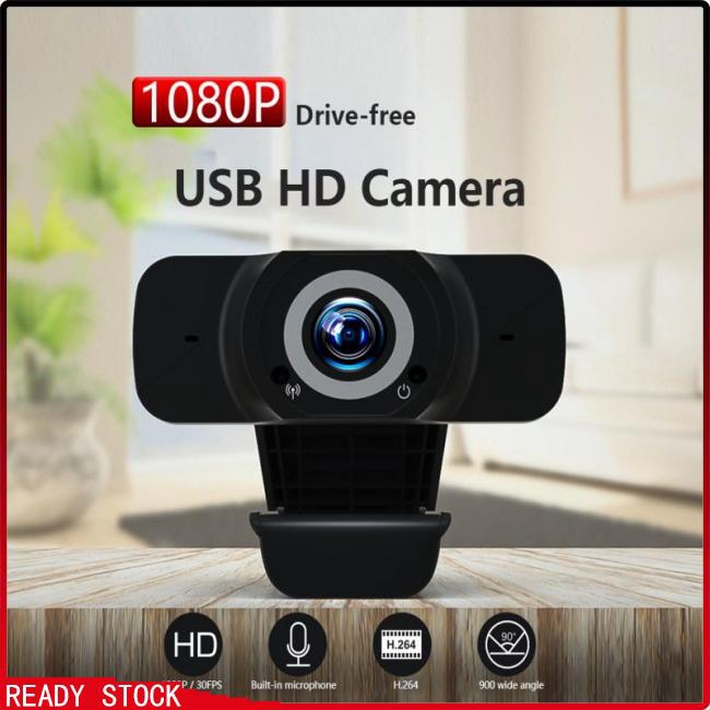 【Ready COD】 1080P HD Web Camera With Microphone USB Webcams Computer ...