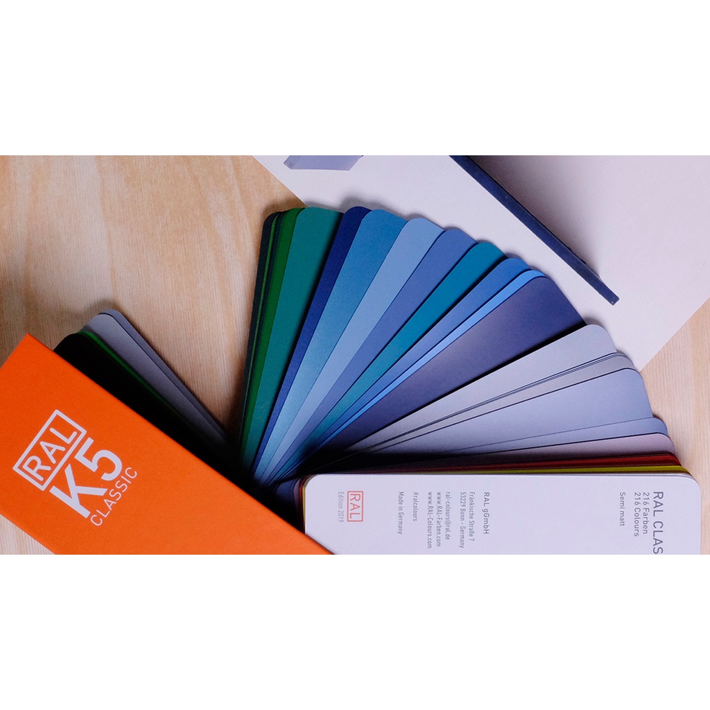 RAL K5 Classic Pocket Color Matching Fan (Semi Matte) กึ่งด้าน 2019 ...