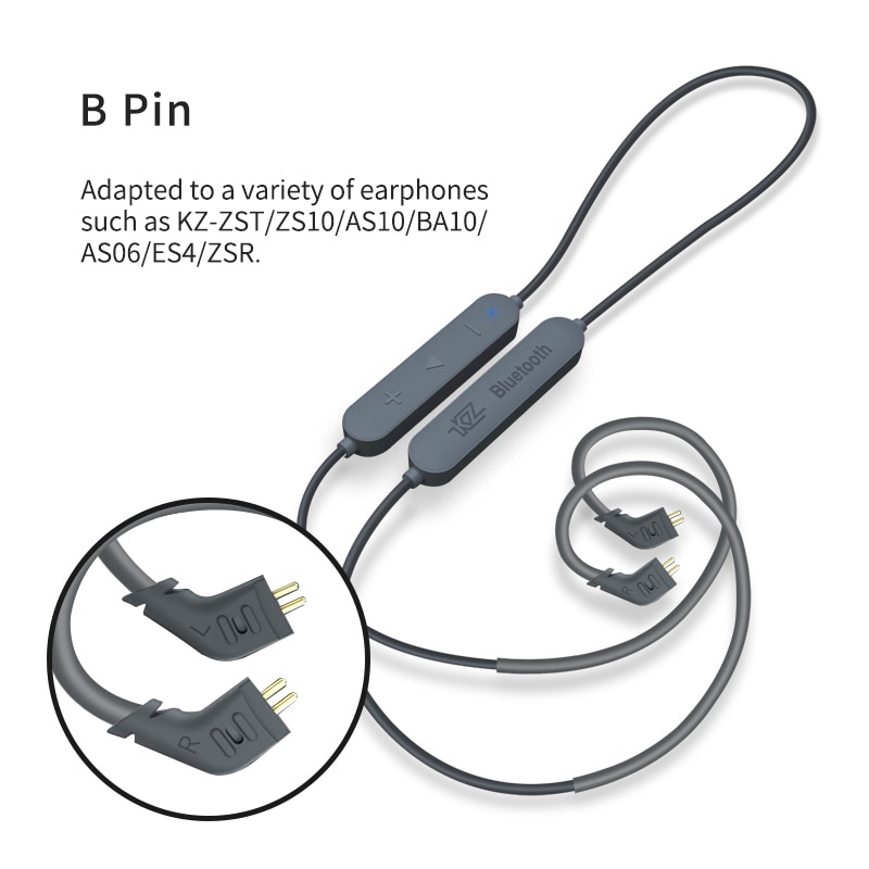 KZ Aptx HD Bluetooth Module Earphone 5.0 Wireless Upgrade Cable Applies ...