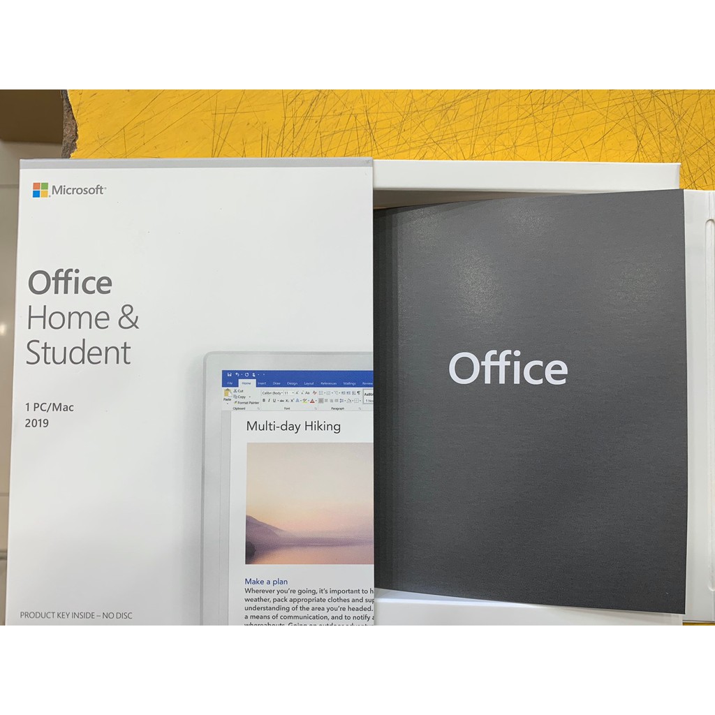 MS Office Home & Student 2019 FPP (RetailBox Package) แท้ 100% ...