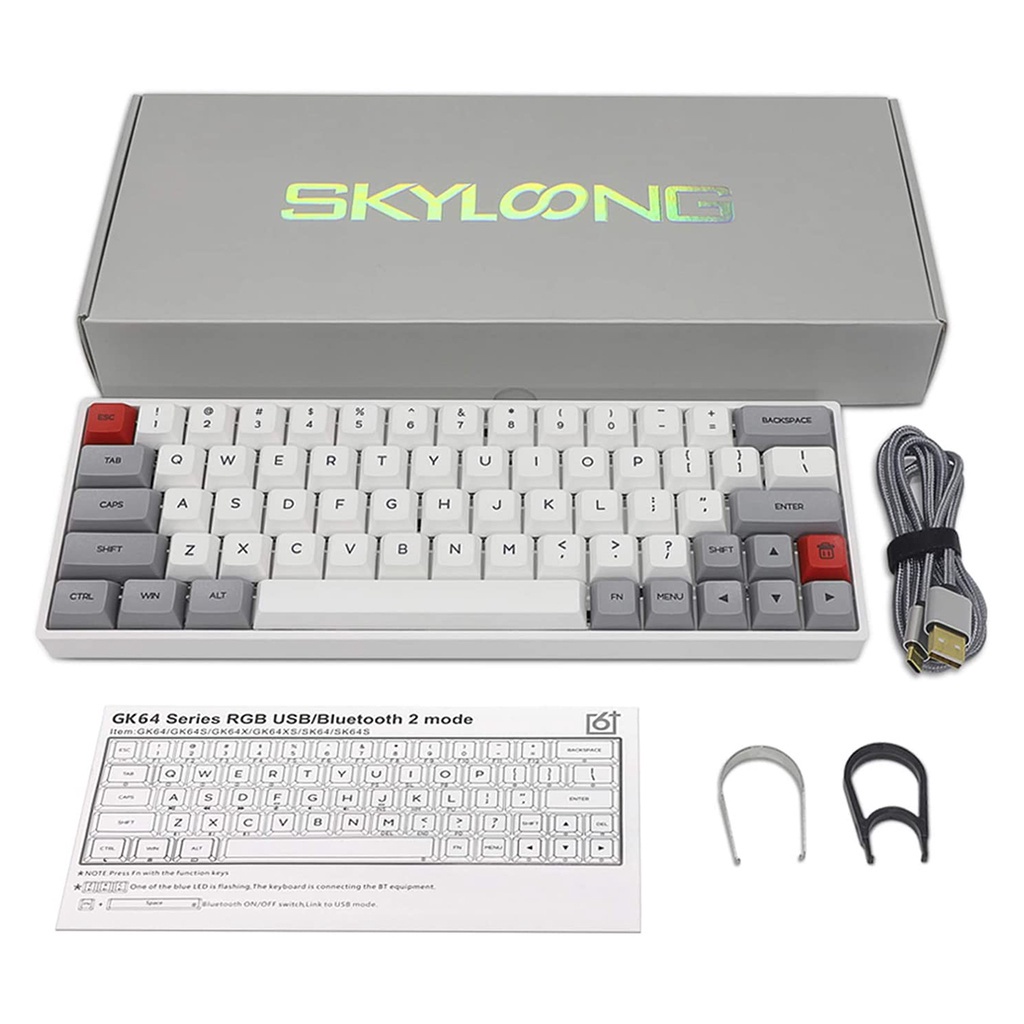 SKYLOONG SK64 Computer Accessories Series Gateron Mechanical Bluetooth ...