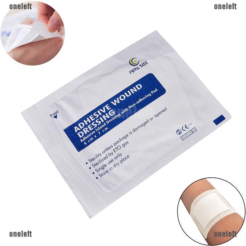 jak 10PCs 6cmX7cm Non-woven Medical Adhesive Wound Dressing Large Band ...