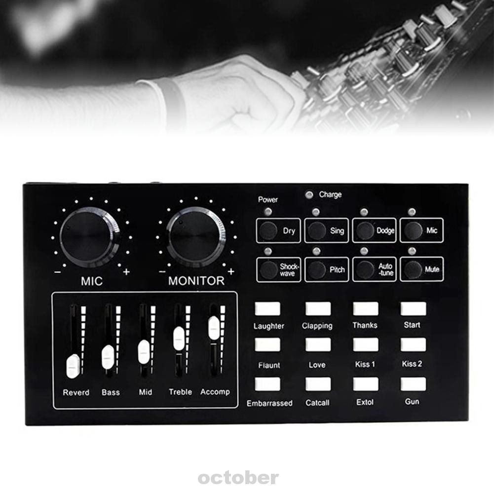 Professional Computer Volume Control Karaoke Live Streaming Microphone ...