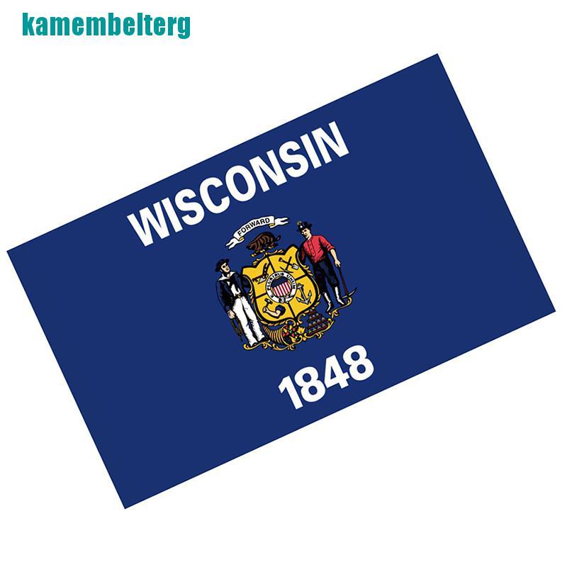 ธงประจําชาติ Usa State 1848 Wisconsin 90X150 ซม . - kamembelterg.th ...
