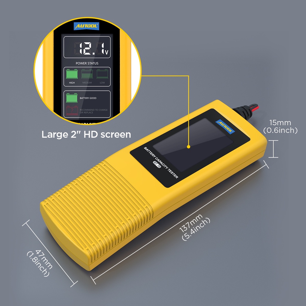 Autool BT70 เครื่องวิเคราะห์แบตเตอรี่ 12V รับประกัน 3 ปี | Shopee Thailand