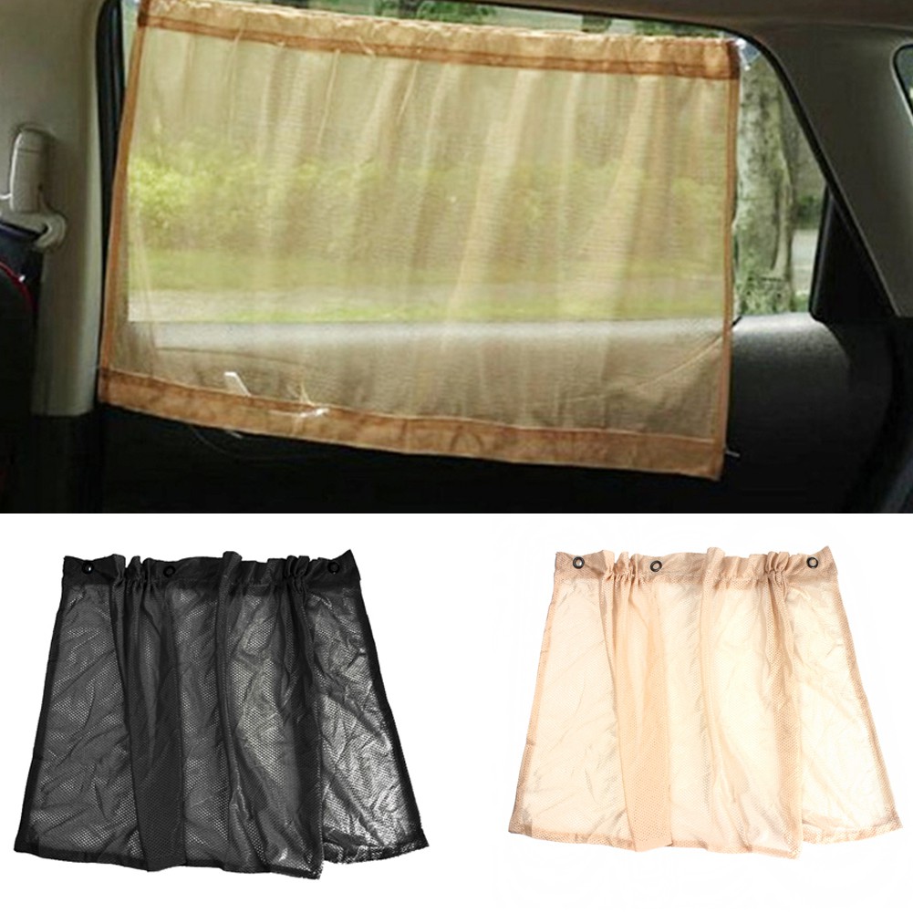 2X Mesh Car Side Rear Window Sun Shade Cover Visor Screen Universal Car ...