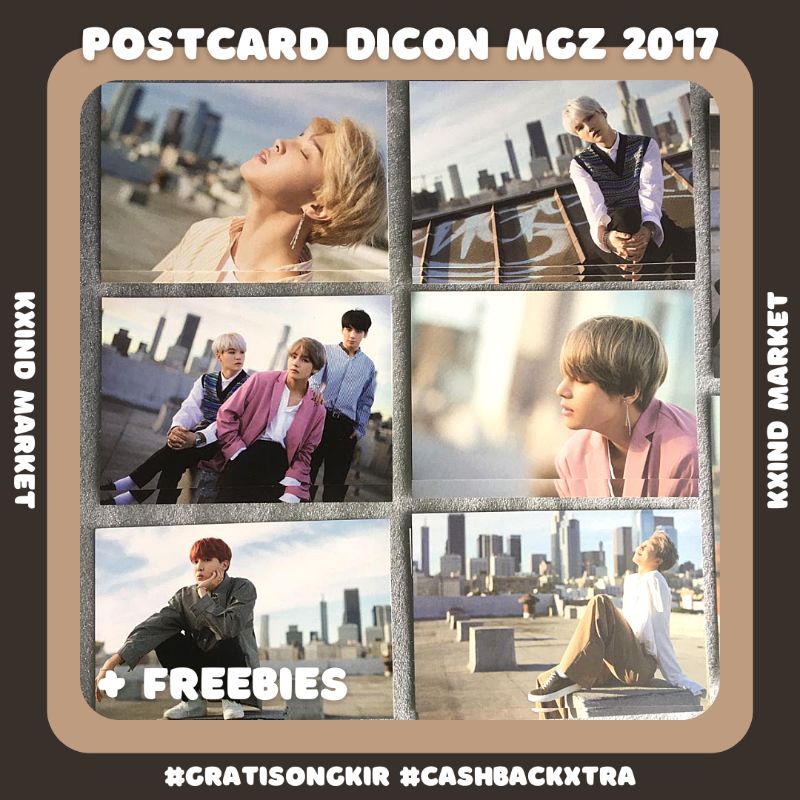 โปสการ์ด BTS dicon 2017 / PC BTS dicon / อัลบั้ม BTS / Magazine dicon ...