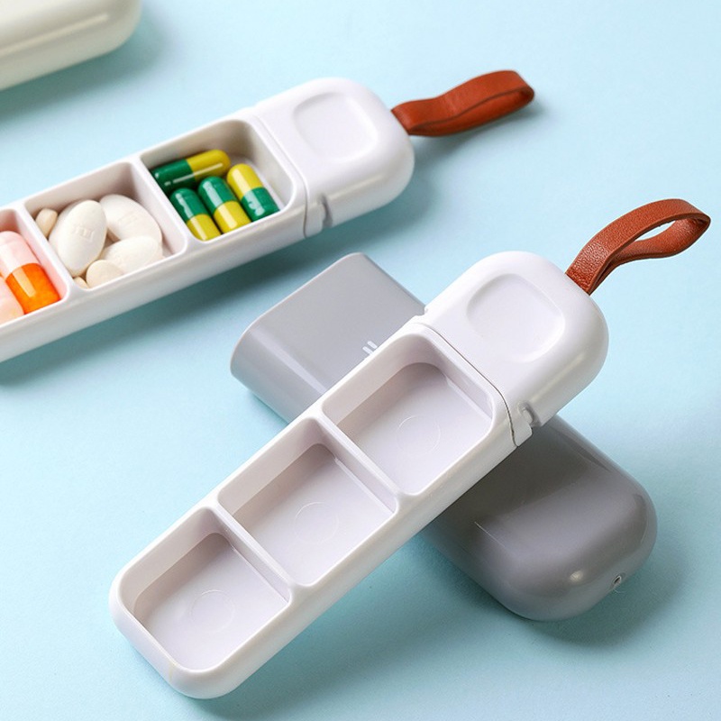 3 Grids Portable Mini Tablet Dispenser Pill Box / Travel Outdoor ...