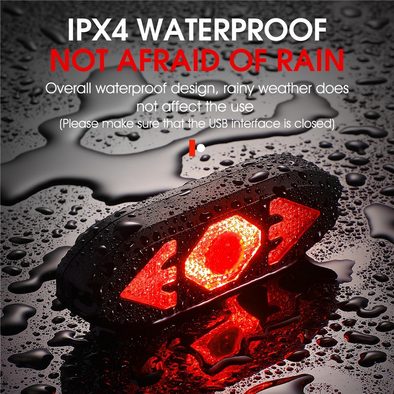 Bike Turn Signal Light Remote Control Direction Indicator LED Rear ...