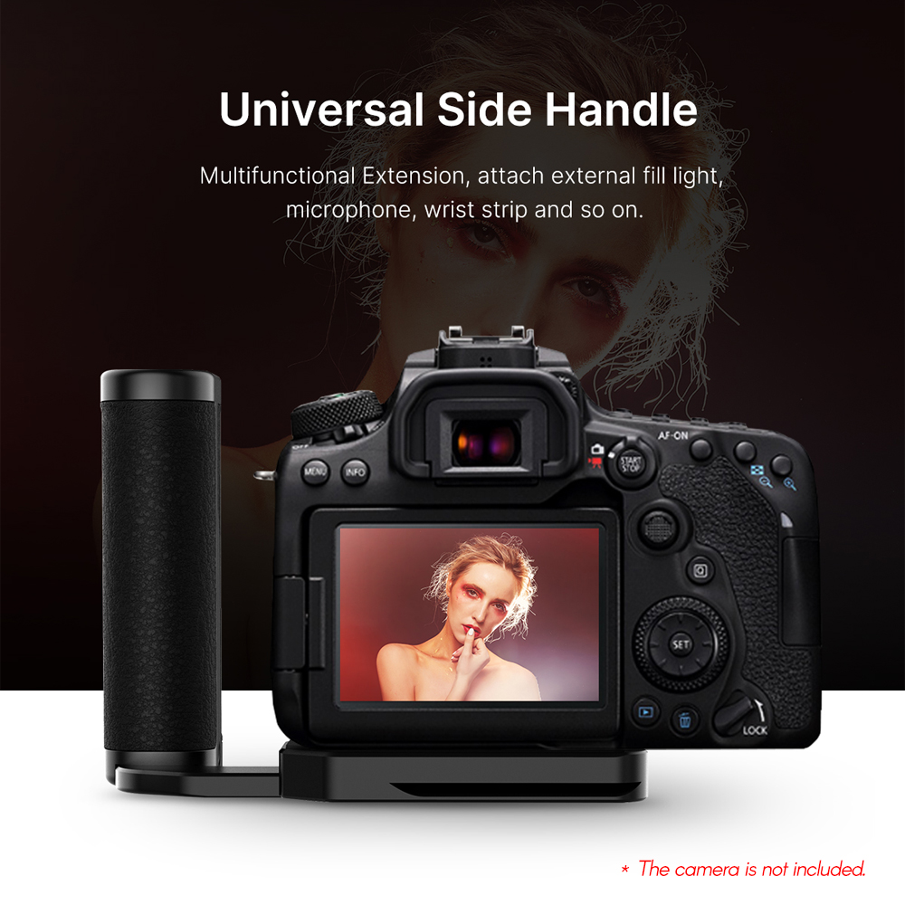 UURig R043 Universal DSLR ILDC Camera Side Handle Left Hand Grip 1/4 ...