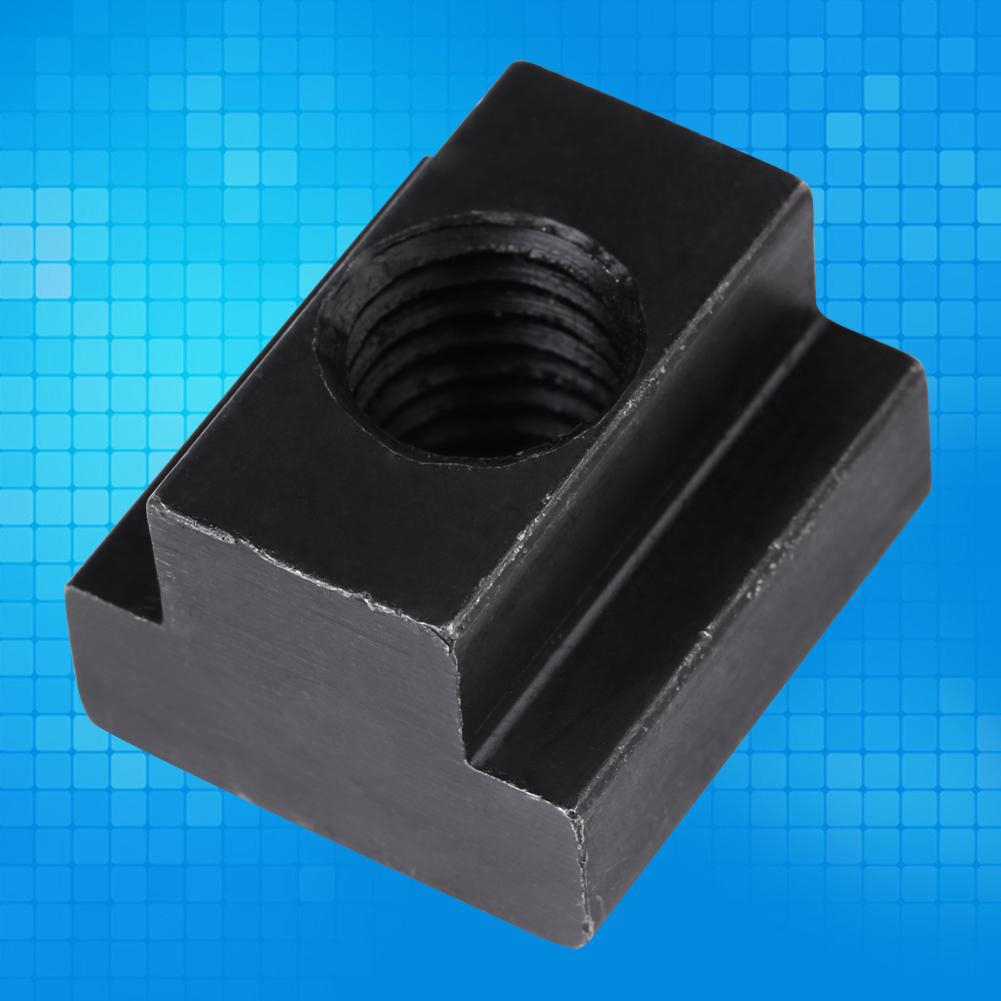 5x Black Oxide T Slot Nuts M12 Threads Fit Into T-slots In Machine Tool ...
