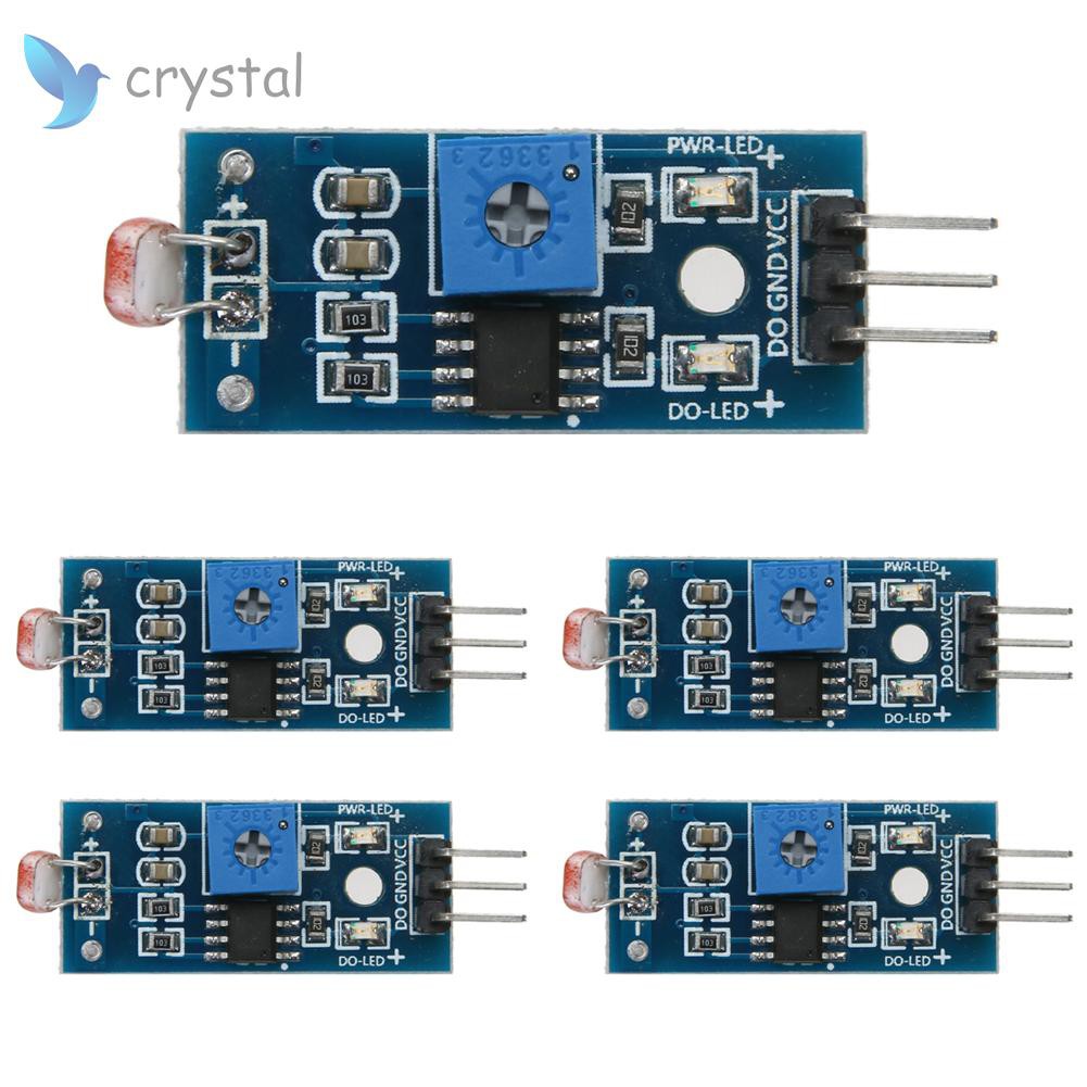 cr_5pcs Light Intensity Photosensitive Sensor Resistor Module for ...
