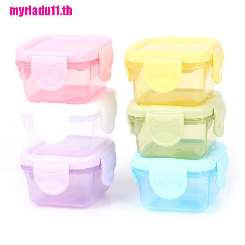 【Mrth】5pcs 60ml Portable Baby Food Storage Freezer Containers Jam Box ...