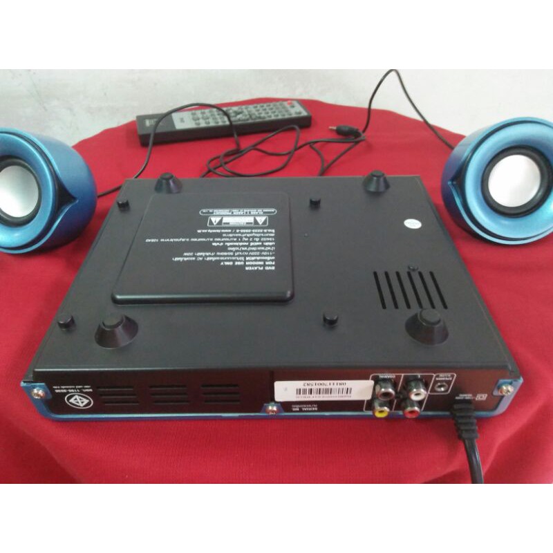 [Family] เครื่องเล่นดีวีดี พร้อมรีโมทคอนโทรล และลำโพง Mini DVD ...