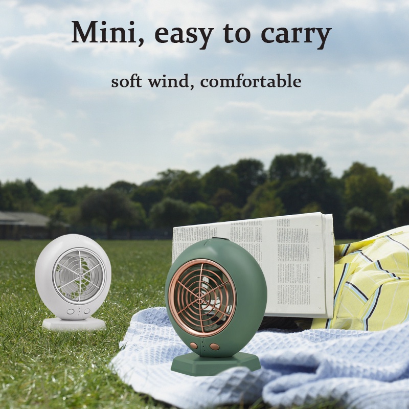 Portable Mini Electric Fan USB Rechargeable Multifunction Home Cooling ...