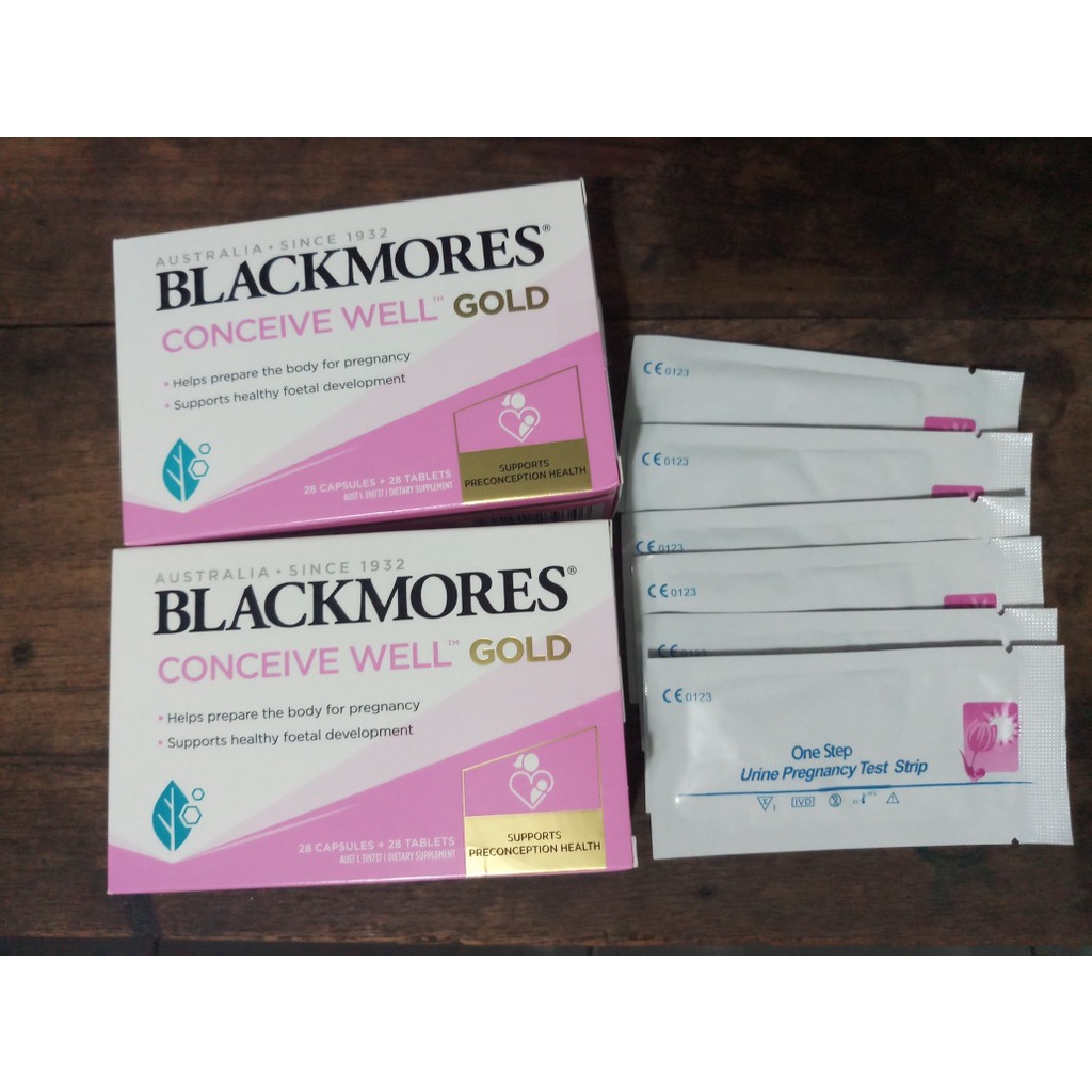 Blackmores Conceive Well Gold Elevit ยาบํารุงก่อนตั้งครรภ์ มีบุตรยาก ...