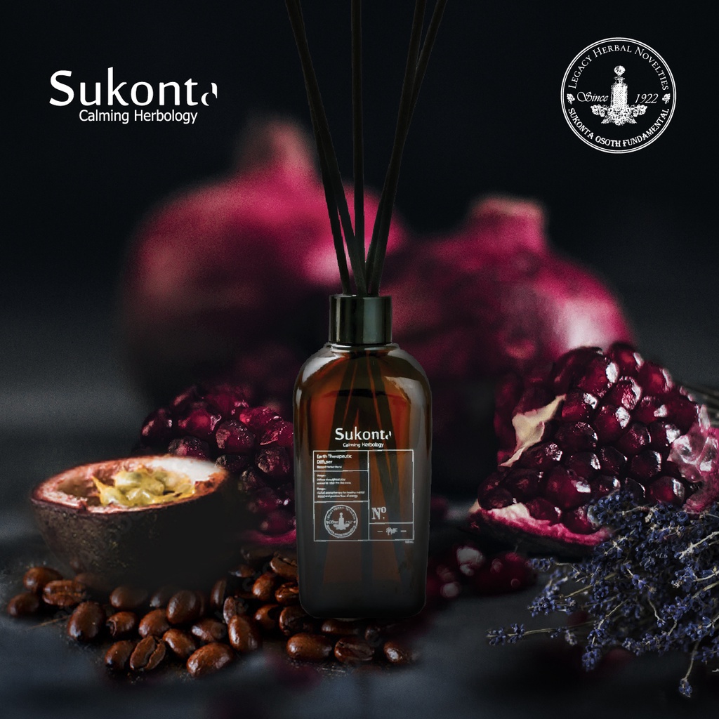 SUKONTA Botanic Series Reed Diffuser ก้านไม้หอมปรับอากาศรวมกลิ่นผลไม้ ...