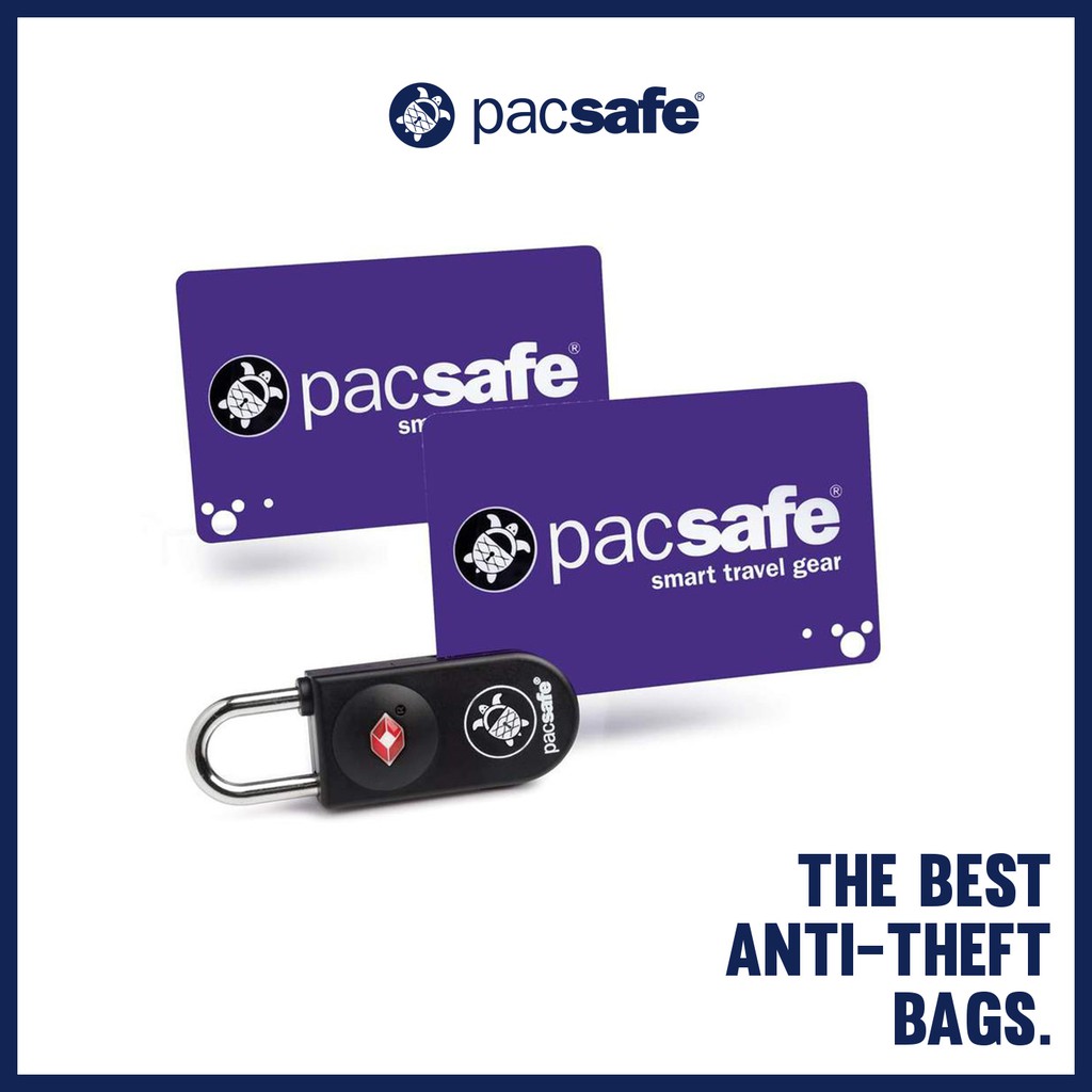 Pacsafe PROSAFE 750 KEY CARD PADLOCKS กุญแจล็อคกระเป๋า กันขโมย ...