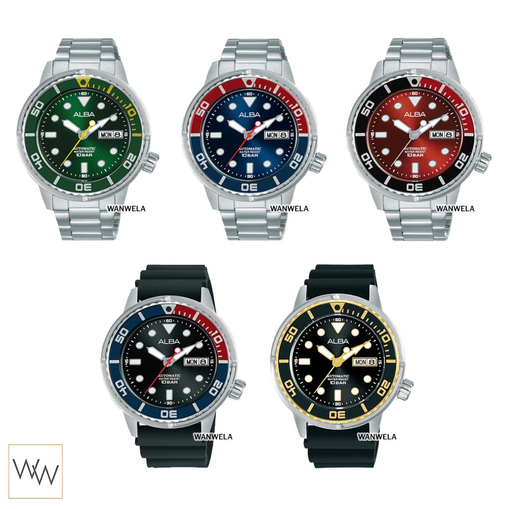ใส่โค้ดลดเพิ่ม ของแท้ นาฬิกาข้อมือ ผู้ชาย ALBA Automatic Tuna เครื่อง ...