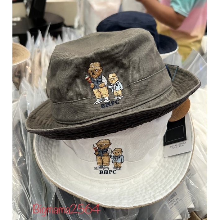 หมวกบักเก็ตโปโลหมี Classic Bear Bucket ของแท้100 bhpc ...