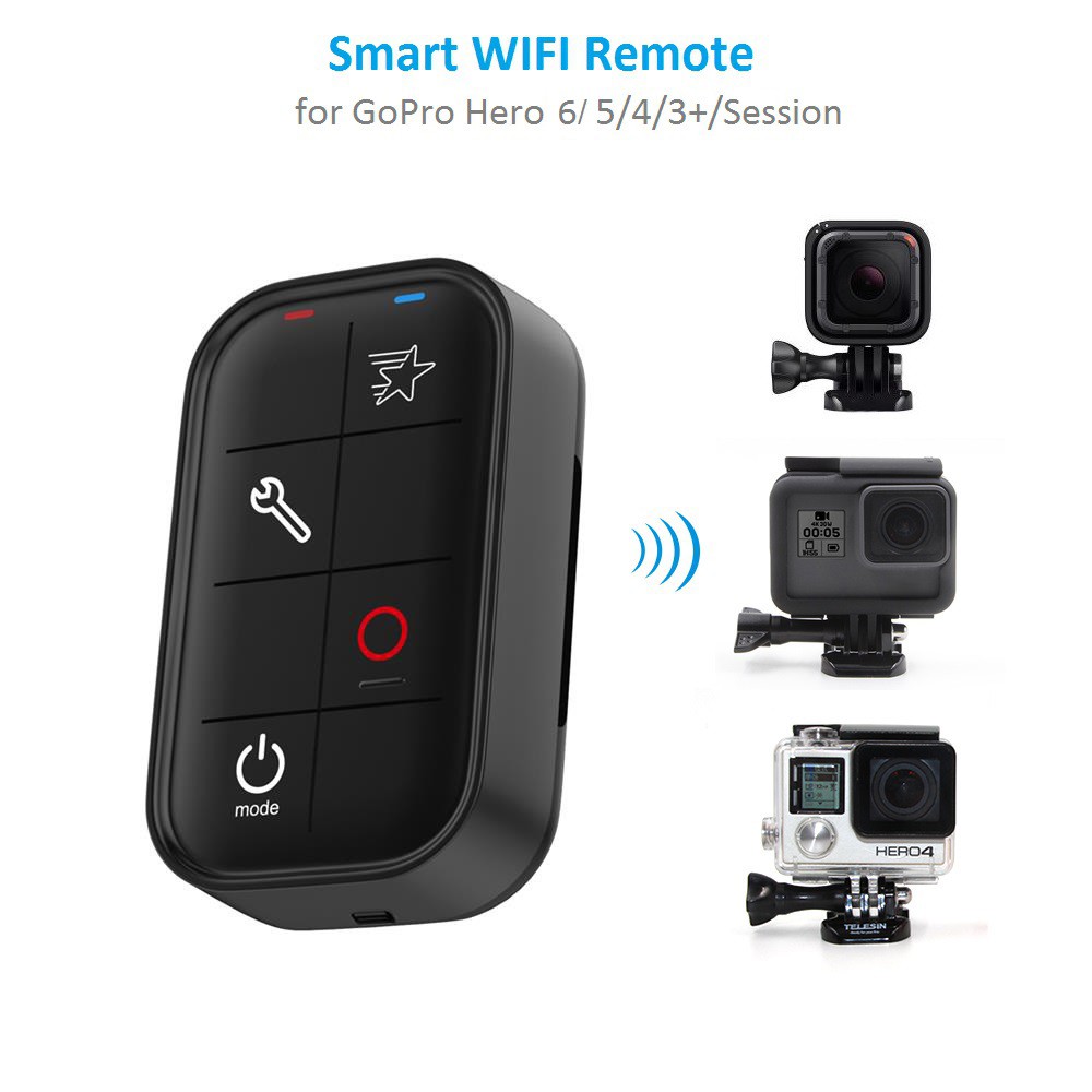 รีโมทโกโปร Telesin Waterproof Wifi Smart Remote Control for GoPro Hero 8 / 7 / 6 / 5 / 4 / 3 ...