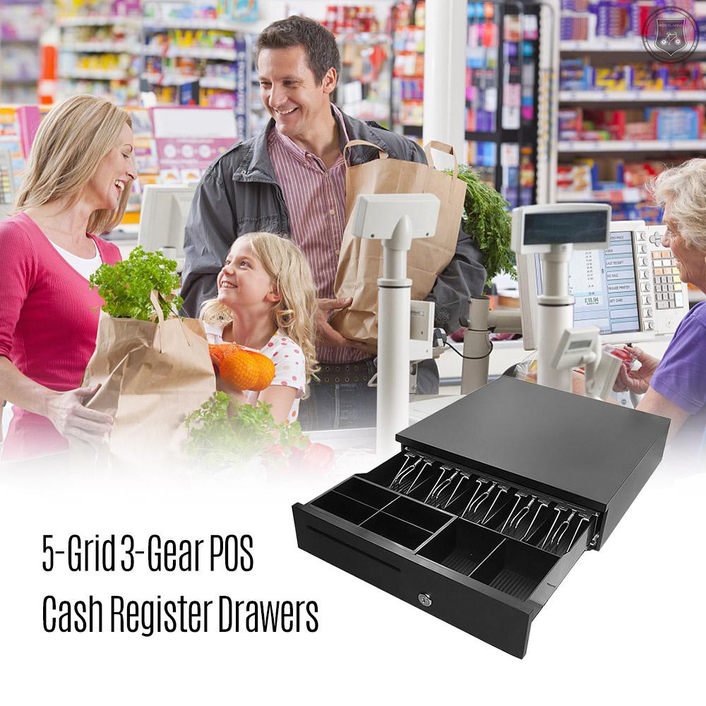 [ready stock] POS Cash Register Drawers Cashbox Five-Grid Three-Gear ...