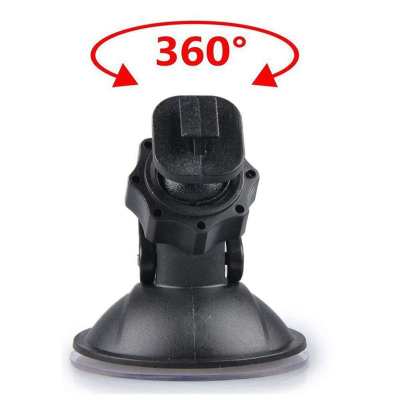 Car Suction Cup for Dash Cam Holder with 6 Types Adapter 360 Degree ...