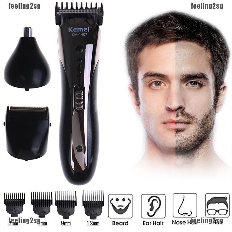 SUN Wireless Hair Cut Clipper Beard Mustache Shaving Machine Trimmer ...