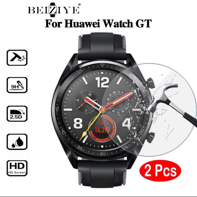 2 ชิ้น ฟิล์มกันรอยหน้าจอสำหรับ Huawei Watch GT Tempered Glass Screen ...