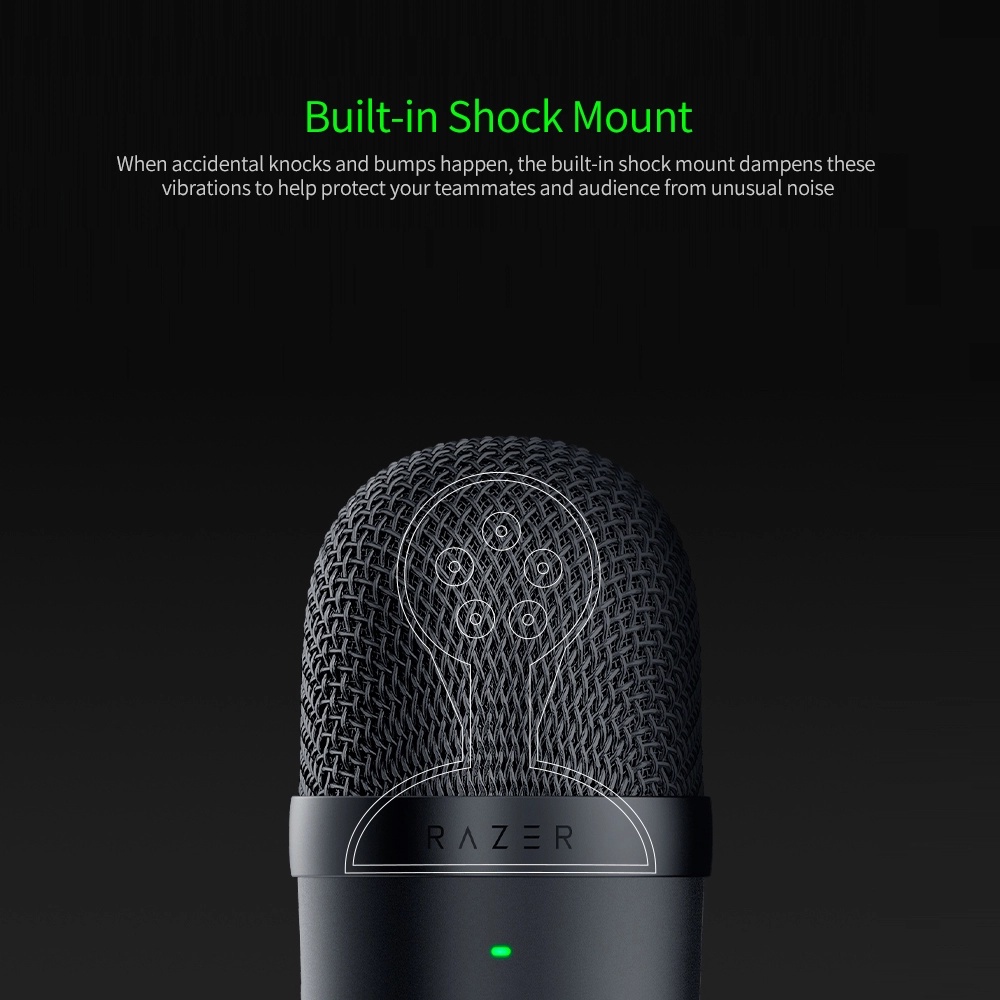 RAZER Seiren Mini Microphone Condenser Supercardioid Ultra-Compact ...