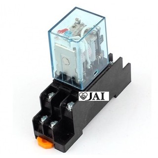 Omron Relay 24VDC MY2 รีเลย์ 8 ขา พร้อม Socket 1 ชุด | Shopee Thailand
