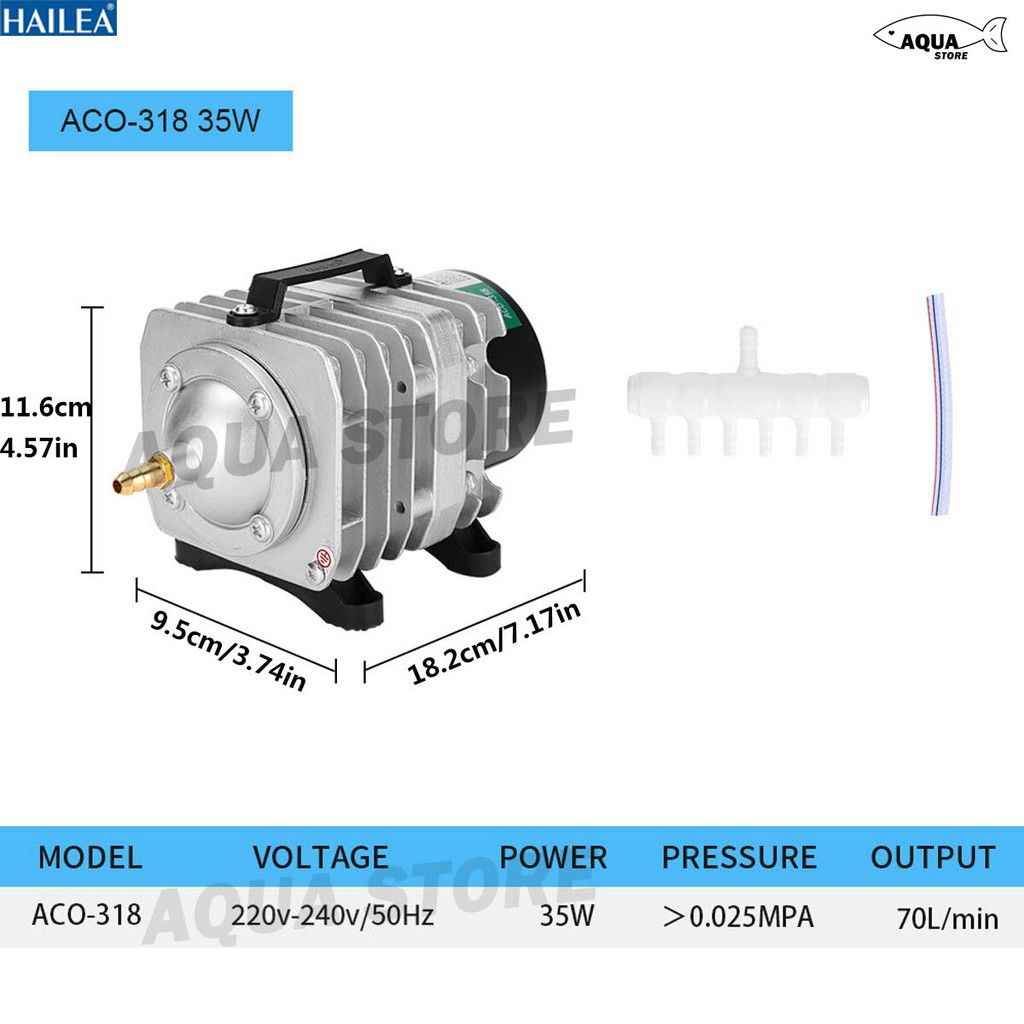 Hailea ACO 318 ปั๊มลมลูกสูบ - b_qnycoszl - ThaiPick