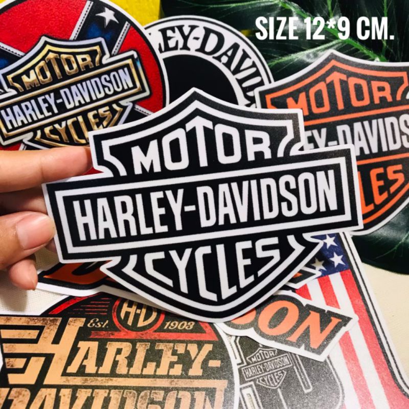 Stickers Harley Davidson ชุด Sat ไซส์ใหญ่ๆสติ๊กเกอร์PVC เคลือบด้านกัน ...