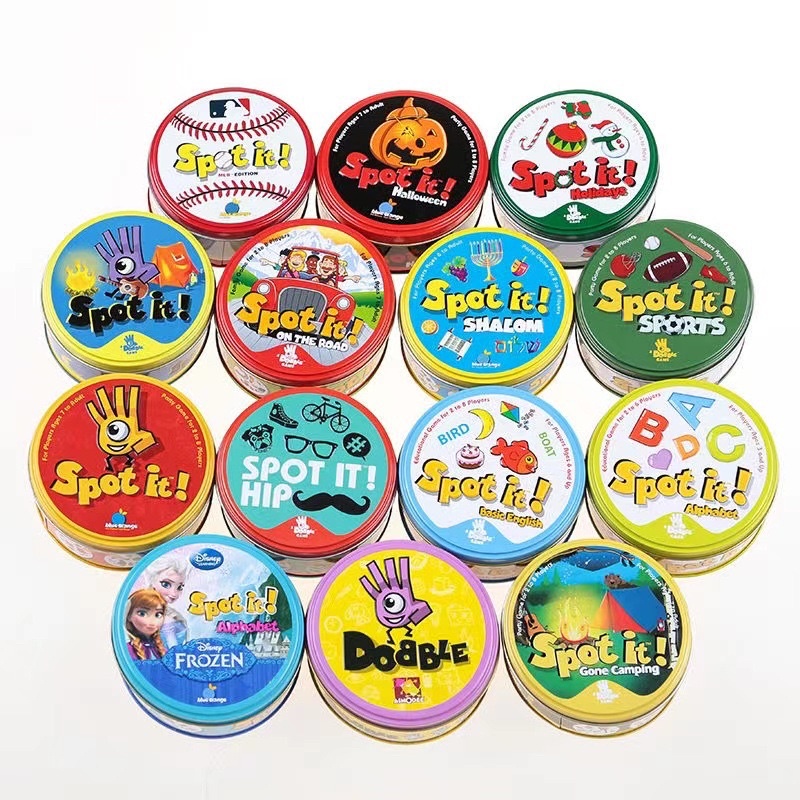 พร้อมส่งในไทย บอร์ดเกม การ์ดเกมของเล่น Dobble Spot it card เกมจับคู่ ...