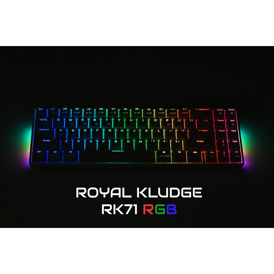 คีย์บอร์ด Royal Kludge RK71 ไฟ RGB Wireless Bluetooth ขนาด 75 Outemu ...