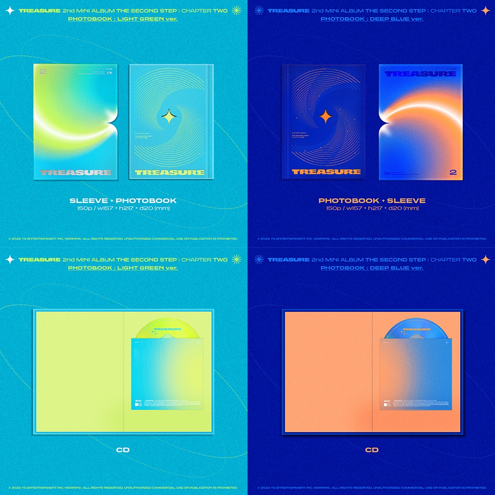 (YG Select POB) TREASURE - 2nd Mini Album Second Step Chapter Two ...