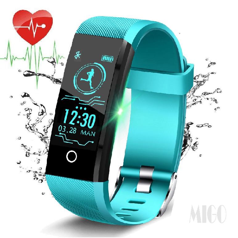 MIGO ติดตามการออกกำลังกายกันน้ำสร้อยข้อมือสมาร์ท Rate Heart Monitor ...