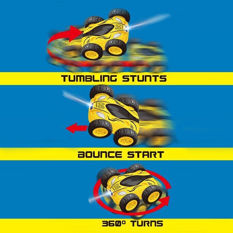 Remote control car high-speed off-road climbing stunt rollover double ...