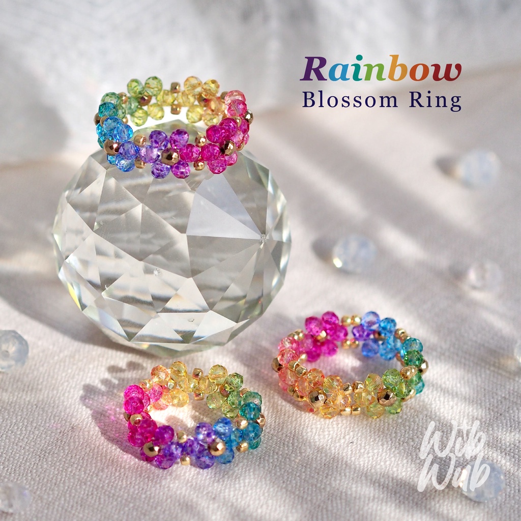 แหวนลูกปัด ซื้อ 1แถม1 สุ่ม กำไลลูกปัด แหวนลูกปัดดอกไม้ แหวนลูกปัดสีพื้น พร้อมแพ็คเกจ ของแถม ...