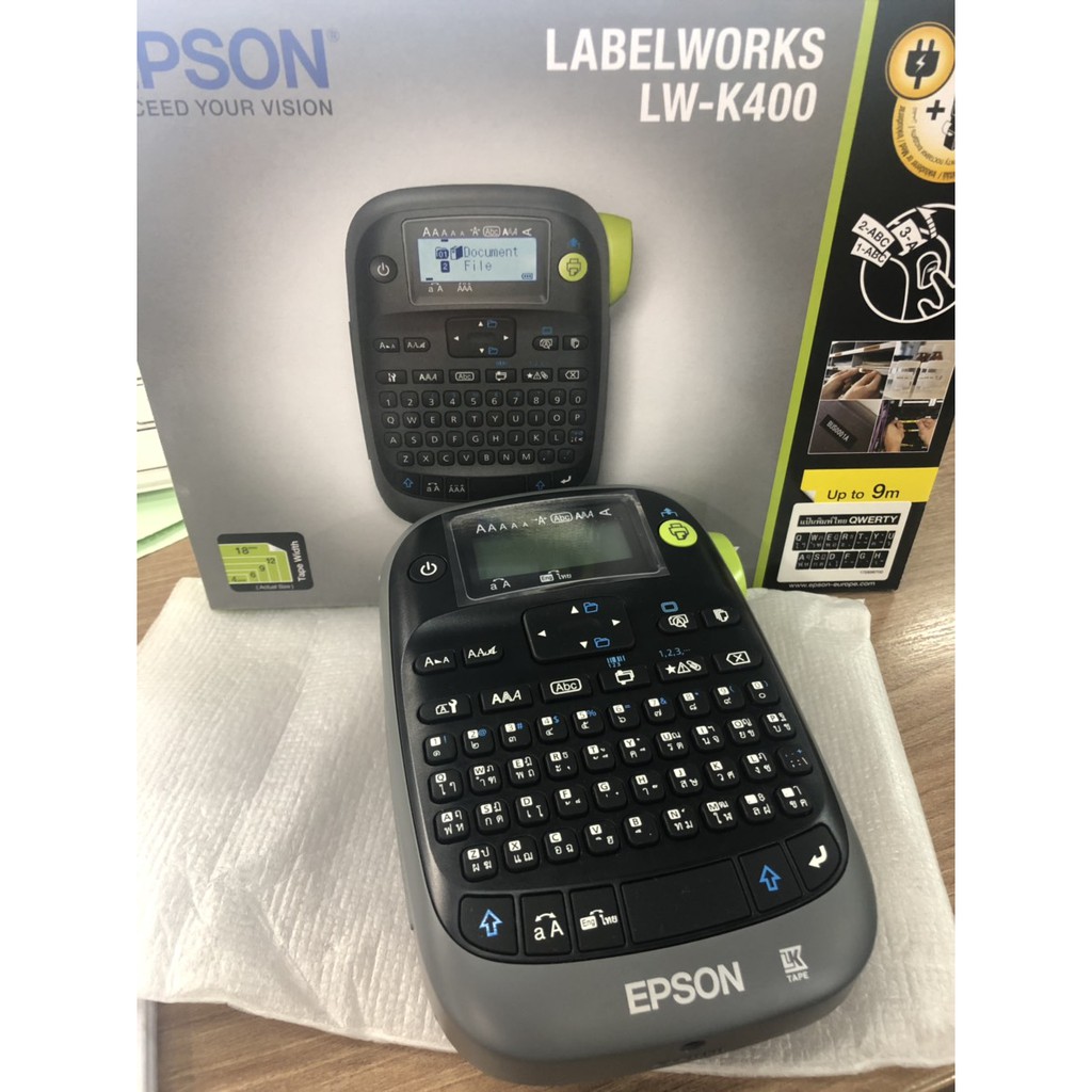 [โค้ด CLCCBFM1 ลดทันที 10%]EPSON เครื่องสติ๊กเกอร์ LABELWORKS LW-K400TH ...