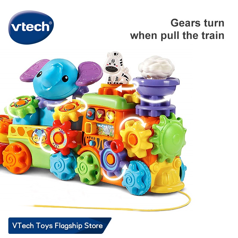 VTech Gearzooz Roll Roar Animal Train Gear Set Toys Toys for Boys 1 ...